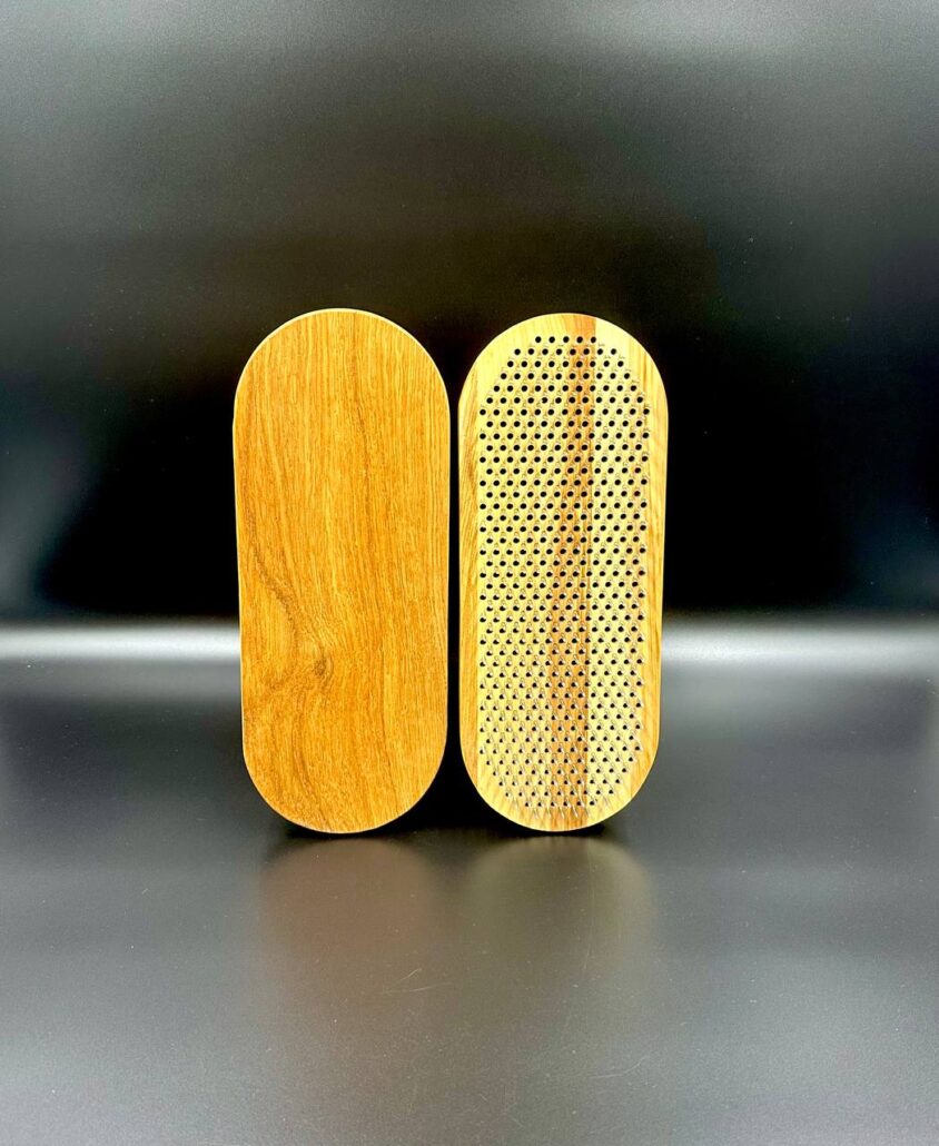 Natural Solid OAK Sadhu board 10 mm - Natural tree- Sharp nails - Simple